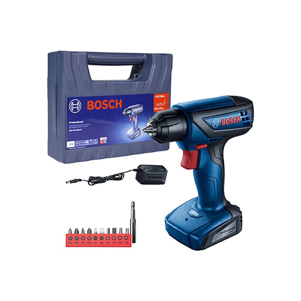 Paraf.Furad. Bosch Bat.12V GSR1000 Smart Biv.06019F40E3-000 - Todimo