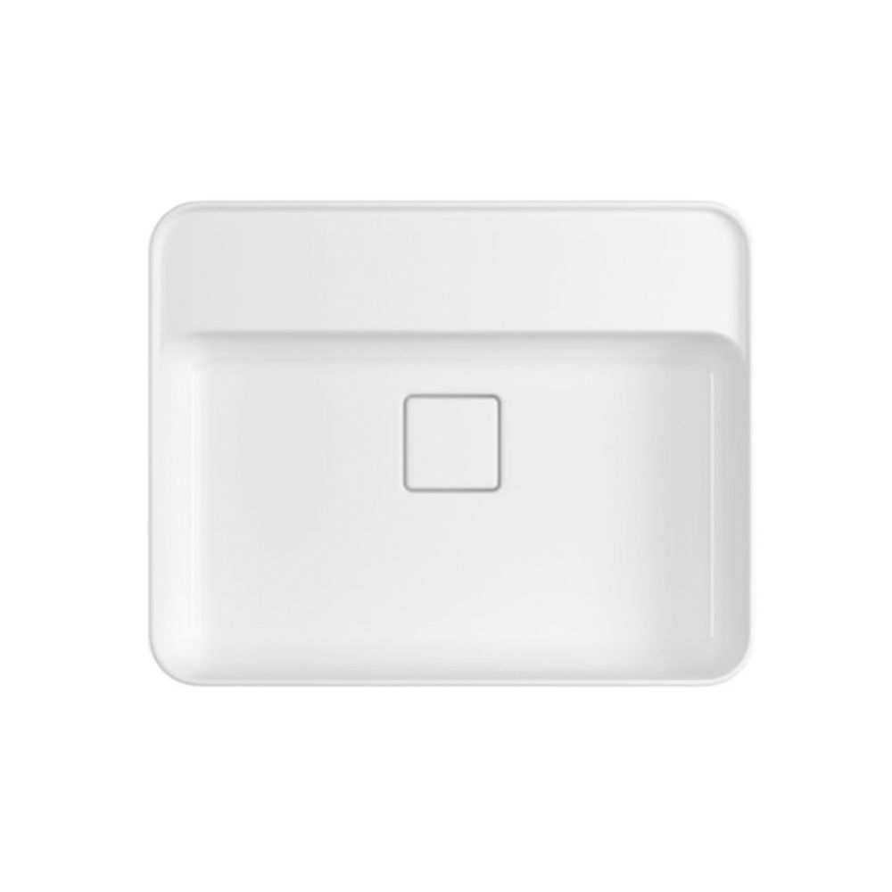 Cuba Deca L.63050.M.17 Semi Encaixe Retangulo com Mesa 50cm Branco - Todimo