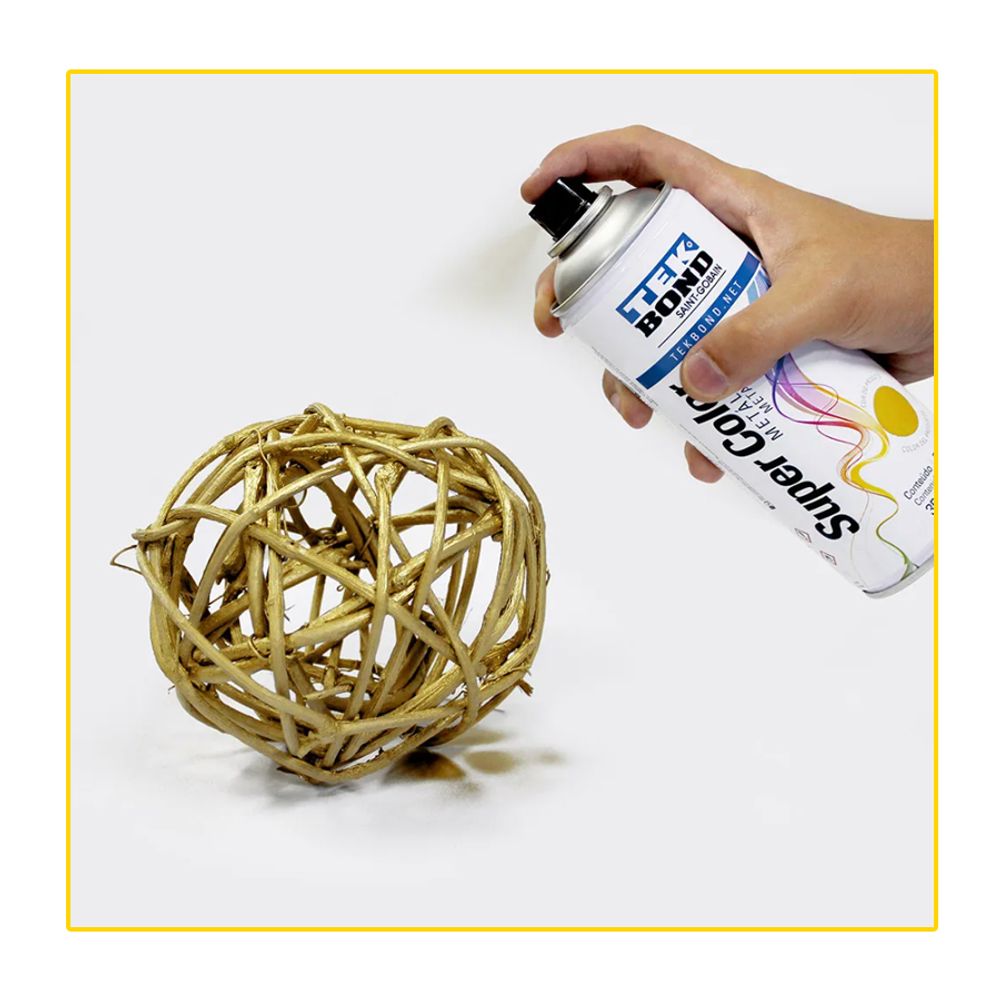 Spray Tekbond Metalico Dourado 350ml/250G 23291006900 - Todimo
