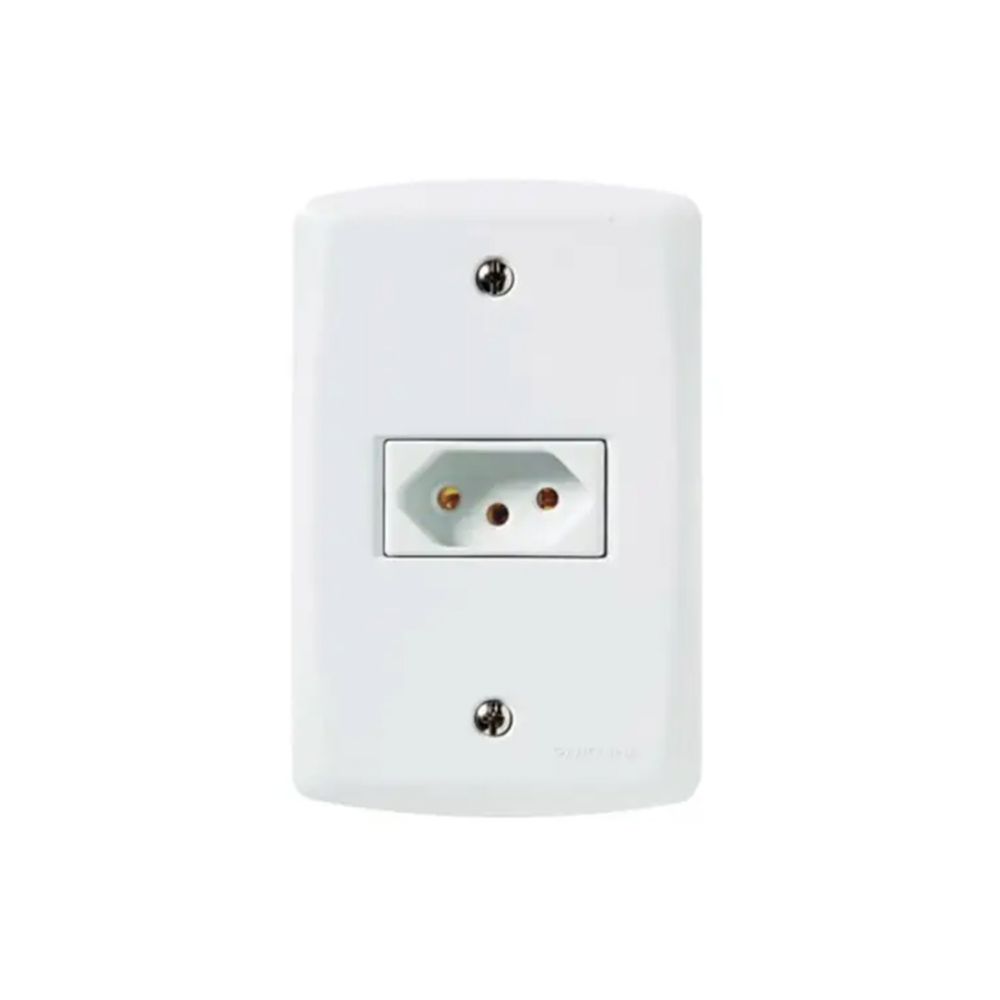 TOMADA TRAMONTINA LUX2 2P T 10A - Todimo